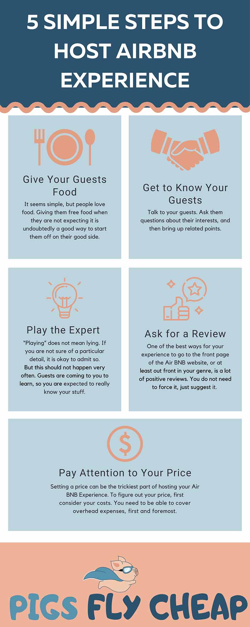 5 Simple Steps to Host Air BNB Experience - Pigs Fly Cheap